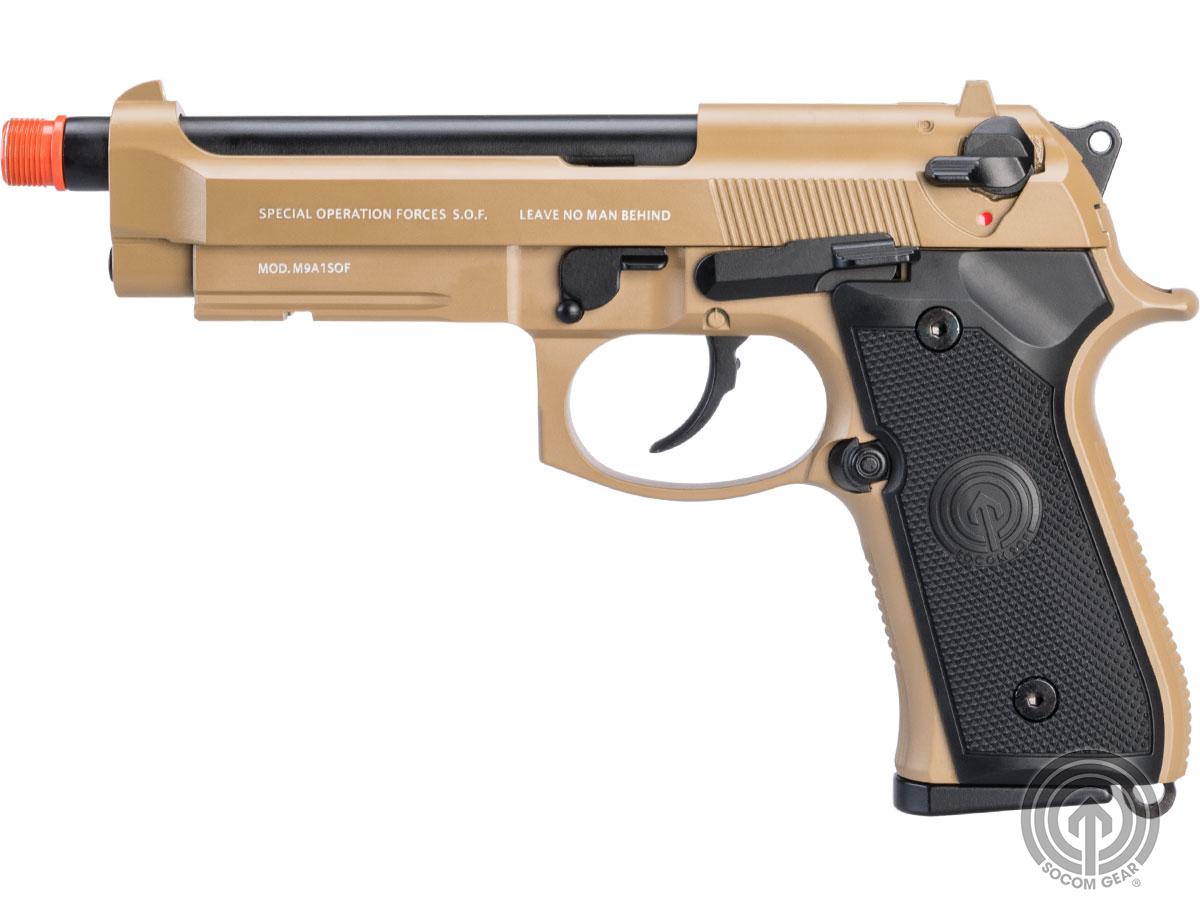 Socom Gear WE Full Metal M9A1 SOF (Color: Desert / Gemtech Trinity ...