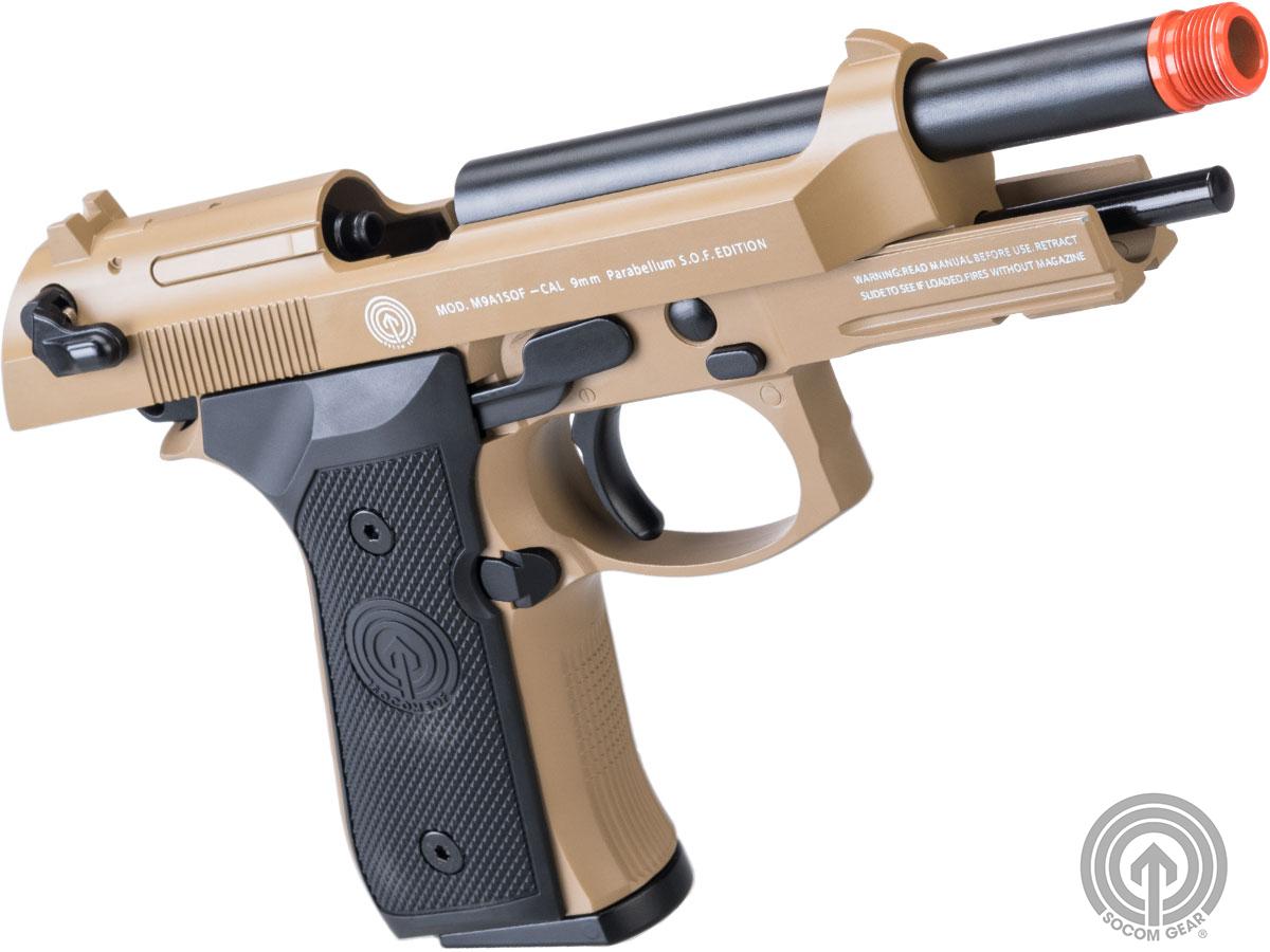 Socom Gear WE Full Metal M9A1 SOF (Color: Desert / Gemtech Trinity ...