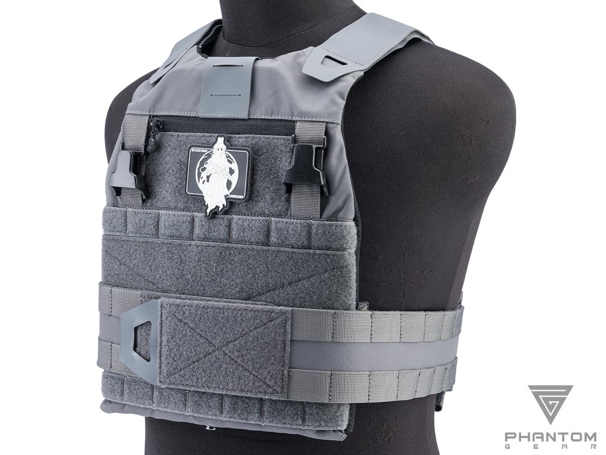 Phantom Gear "Boogeyman" Plate Carrier (Color: Wolf Grey / Plate Carrier Only), Tactical Gear ...