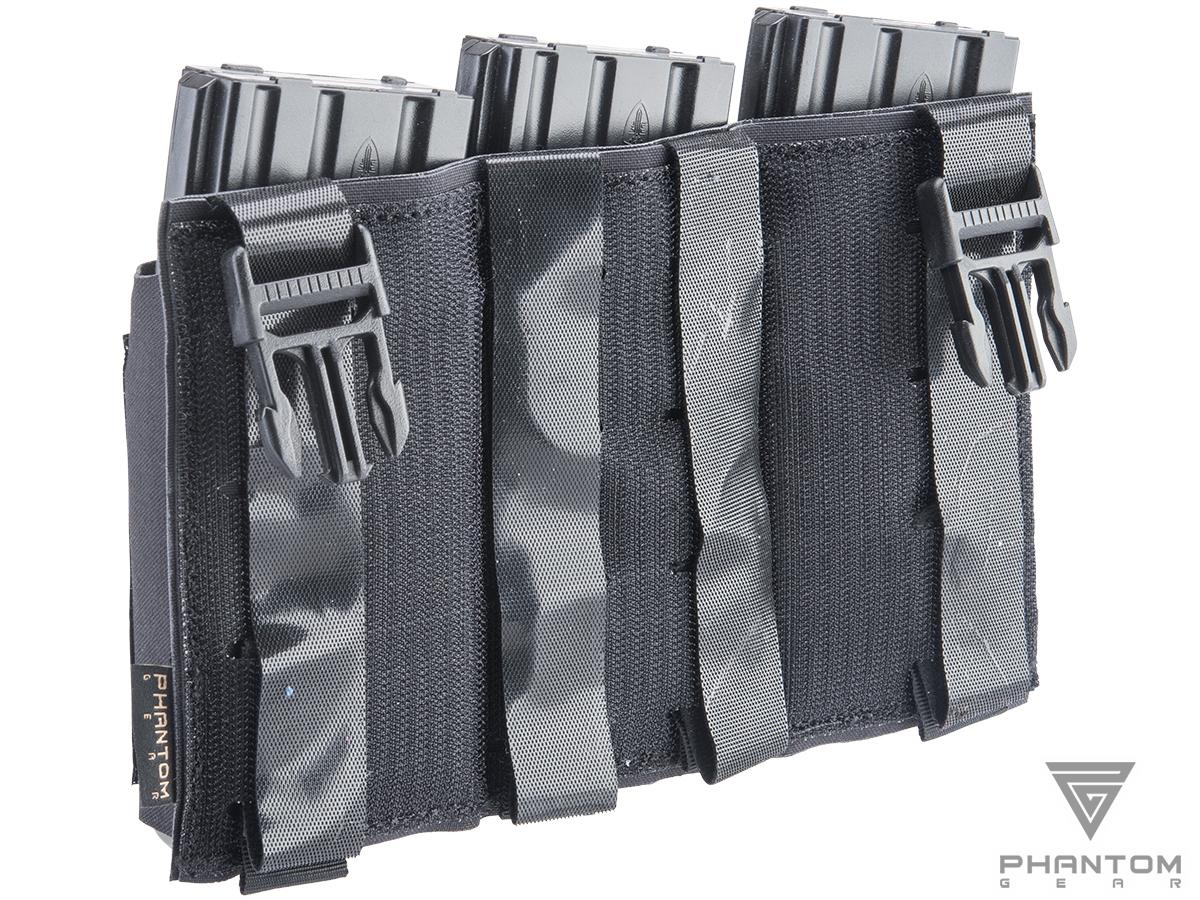 Phantom Gear Front Flap Triple Magazine "Morale" Pouch (Color: Black ...