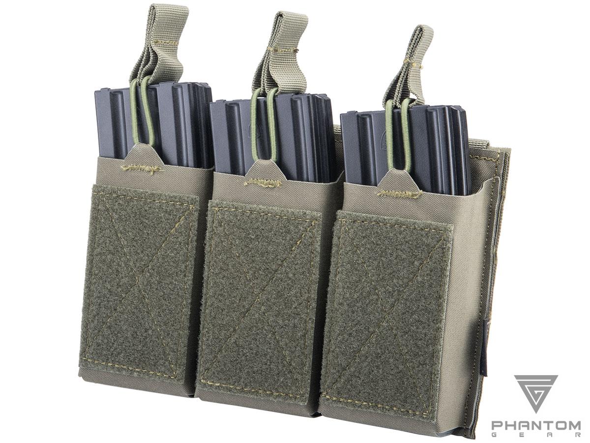 Phantom Gear Front Flap Triple Magazine "Morale" Pouch (Color: Ranger ...
