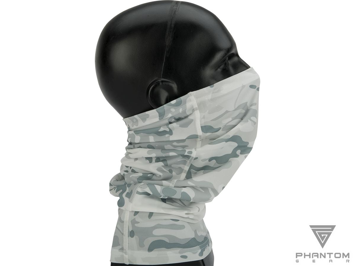 Adjustable Face Mask with Elastic Strap (Color: Snow Camo), Tactical ...