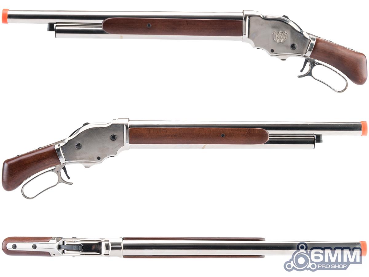 6mmproshop x Golden Eagle M1887 Lever Action Gas Airsoft Shotgun (Color: Silver / Standard ...