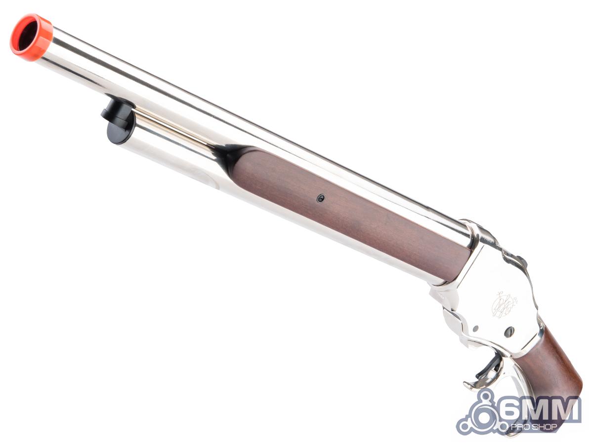6mmproshop x Golden Eagle M1887 Lever Action Gas Airsoft Shotgun (Color: Silver / Standard ...