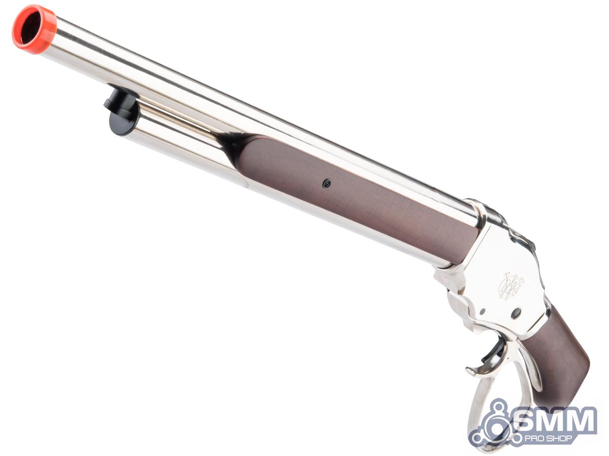 6mmproshop x Golden Eagle M1887 Lever Action Gas Airsoft Shotgun (Color: Silver / Standard ...