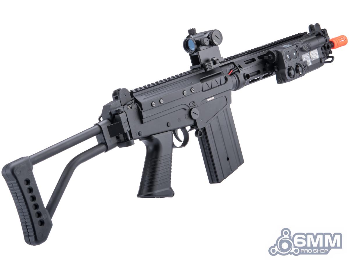 6mmProShop FAL Carbine Airsoft AEG w/ M-LOK Handguard (Version: Carbine ...