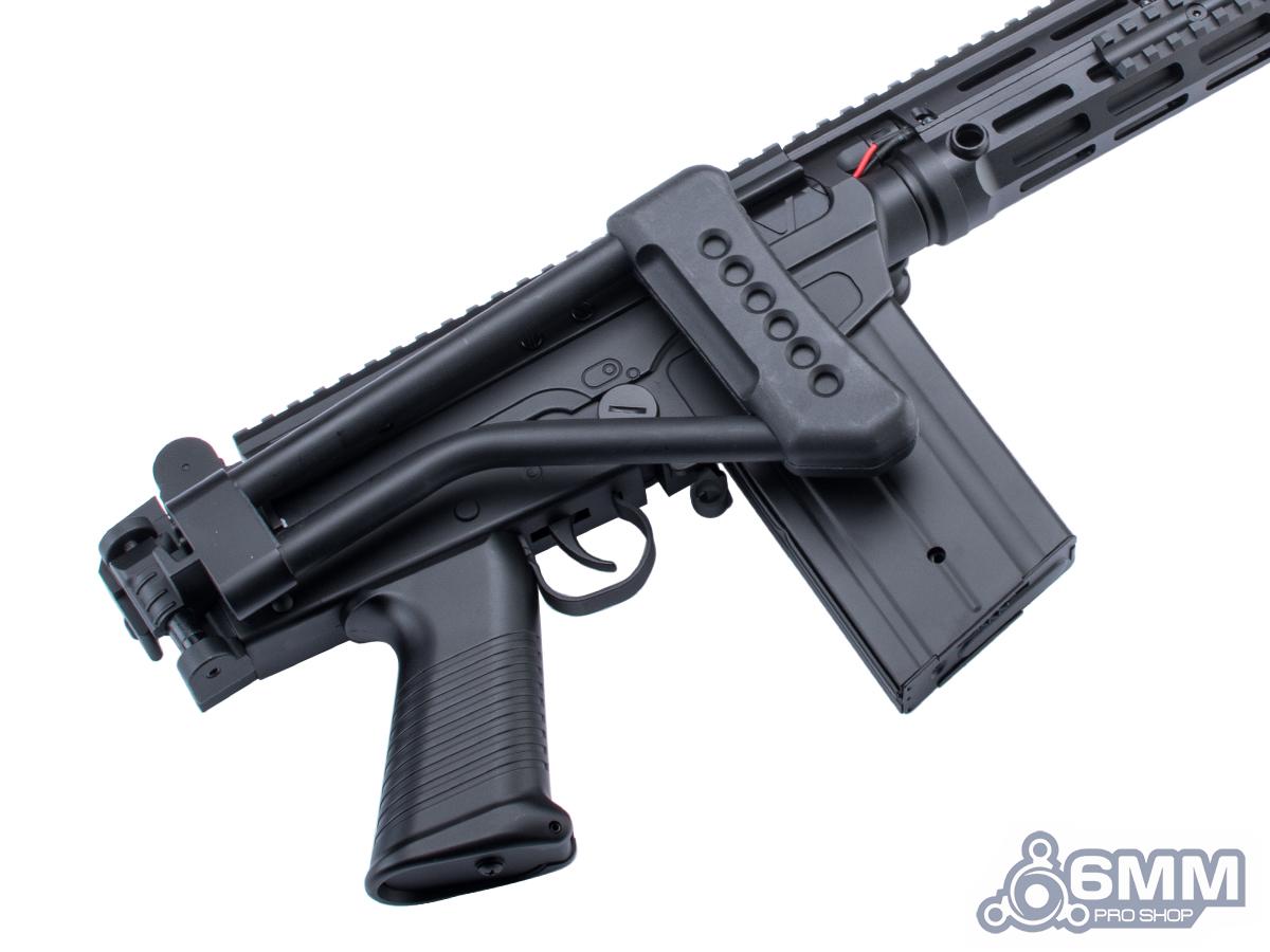 6mmProShop FAL Carbine Airsoft AEG w/ M-LOK Handguard (Version: Carbine ...