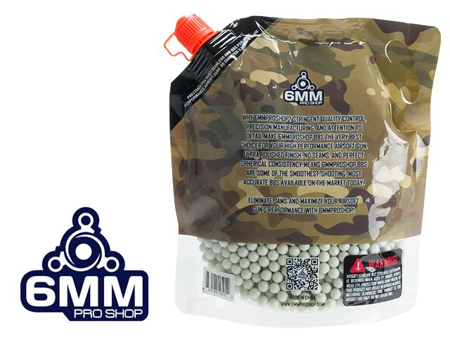6mmProShop Pro-Series Bagged 8mm Premium High Grade Precision Airsoft BBs (Weight: .34g / 2000rd ...