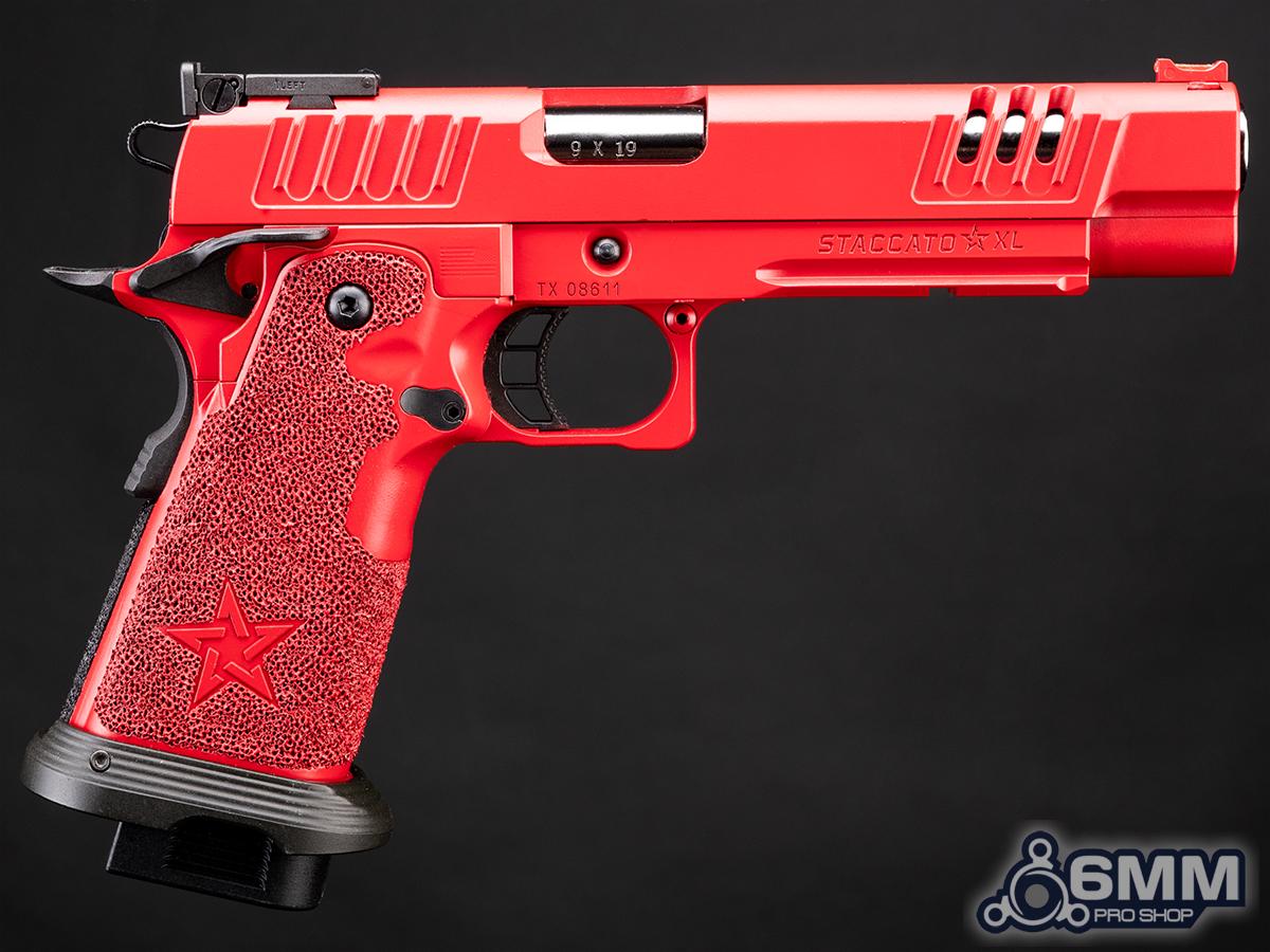 6mmProShop Staccato Licensed XL 2011 Gas Blowback T8 Airsoft Pistol w ...