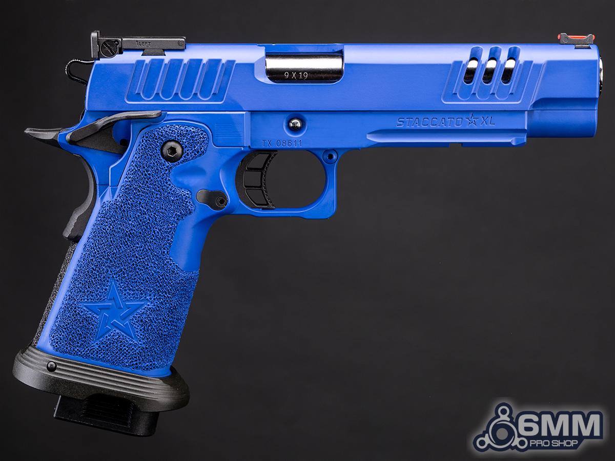 6mmProShop Staccato Licensed XL 2011 Gas Blowback T8 Airsoft Pistol w ...