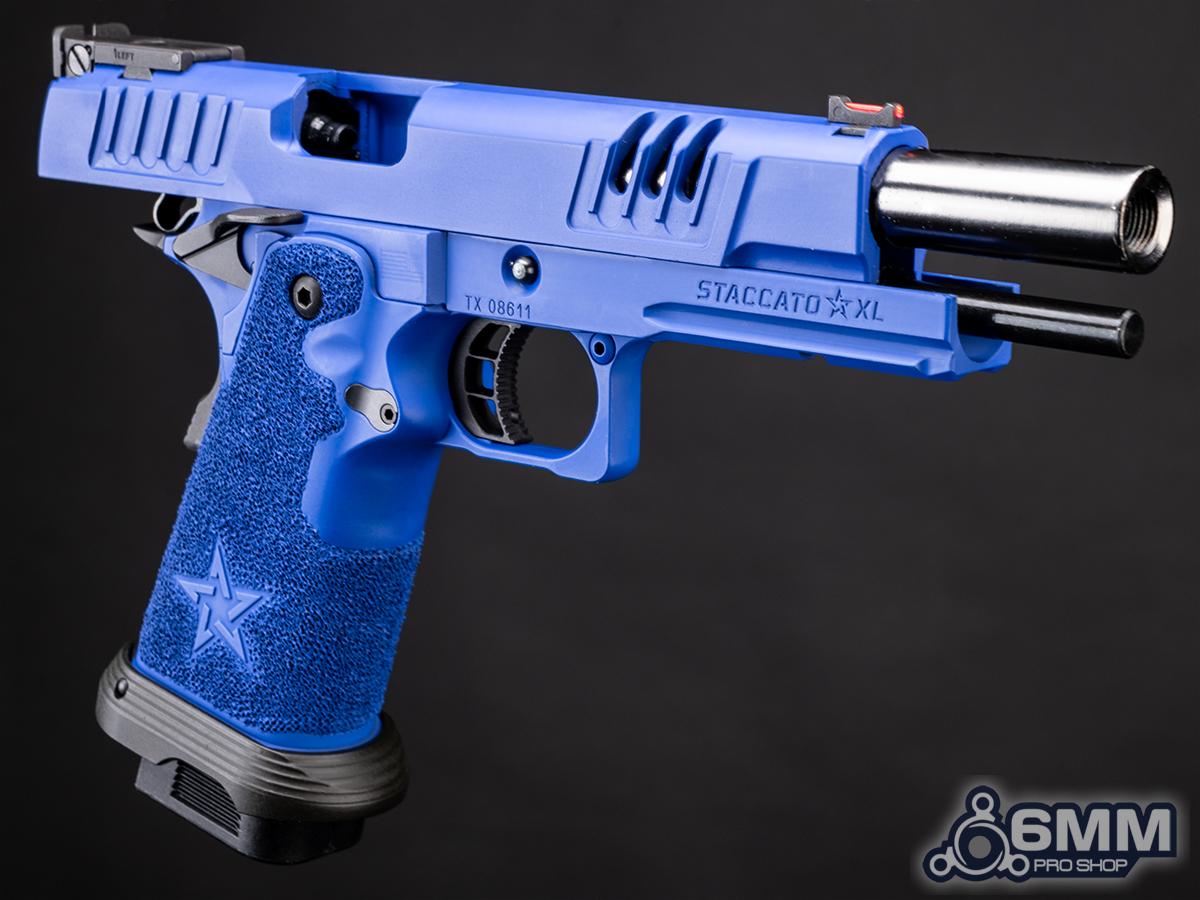 6mmProShop Staccato Licensed XL 2011 Gas Blowback T8 Airsoft Pistol w ...