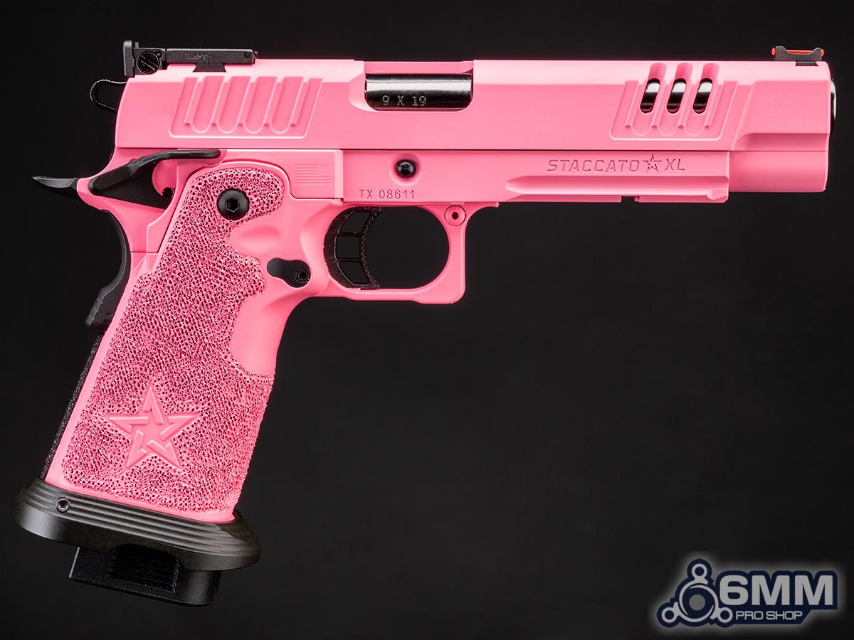 6mmProShop Staccato Licensed XL 2011 Gas Blowback T8 Airsoft Pistol w ...