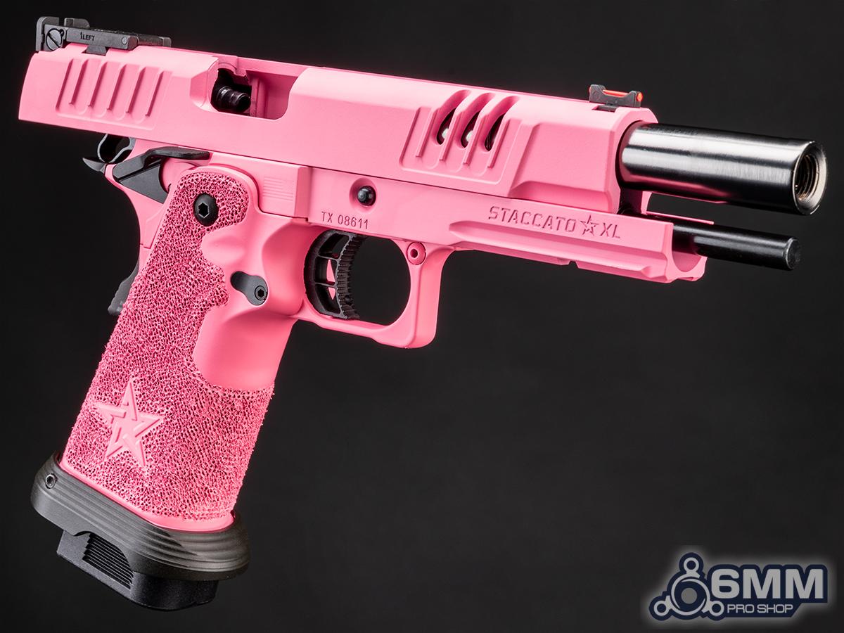 6mmProShop Staccato Licensed XL 2011 Gas Blowback T8 Airsoft Pistol w ...