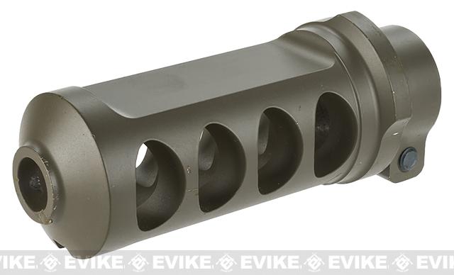 6mmProShop Full CNC Style Muzzle Brake for M107A1 Series Airsoft Sniper ...