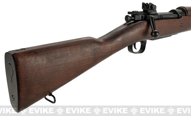 6mmProShop M1903 Bolt Action Airsoft CO2 Gas Powered Rifle with Real ...