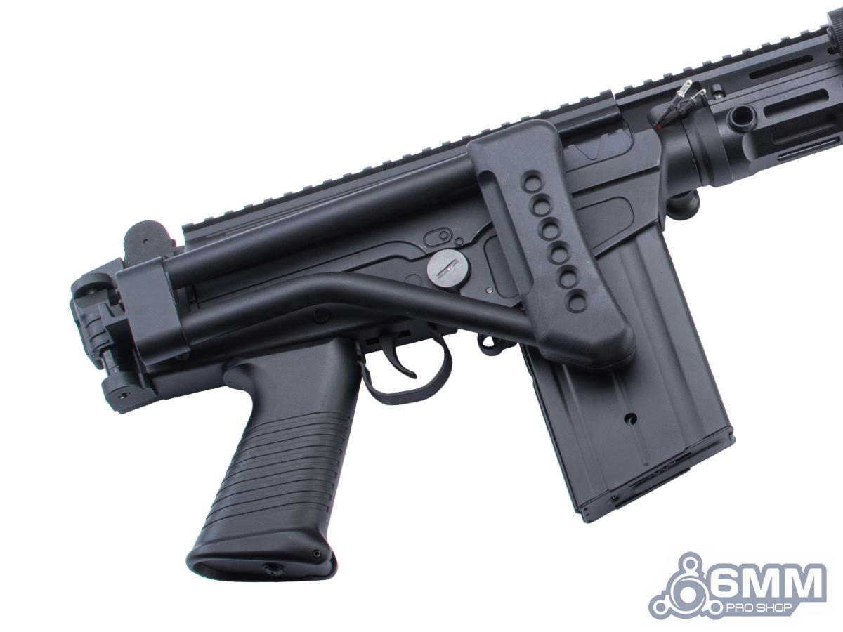 6mmProShop FAL Carbine Airsoft AEG w/ M-LOK Handguard (Version: Rifle ...