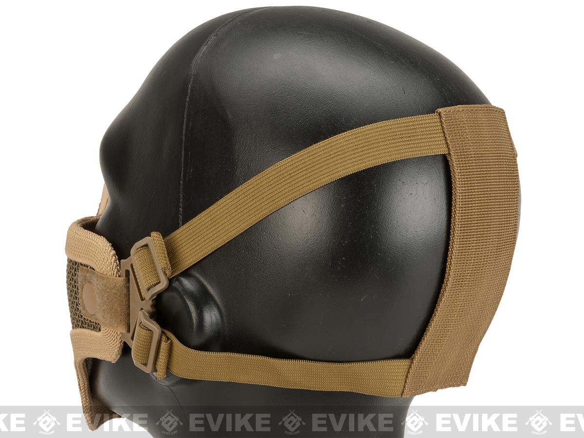 6mmProShop Iron Face Carbon Steel Mesh "Moustache" Lower Half Mask ...