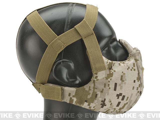 6mmProShop V5 Breathable Padded Dual Layered Nylon Half Face Mask w ...