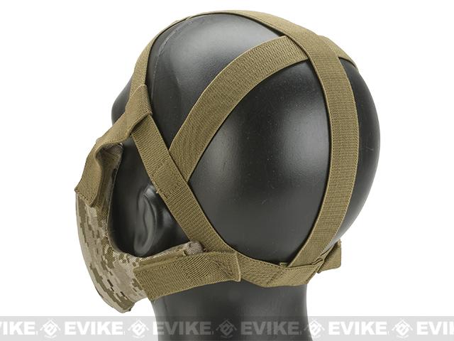 6mmProShop V5 Breathable Padded Dual Layered Nylon Half Face Mask w ...