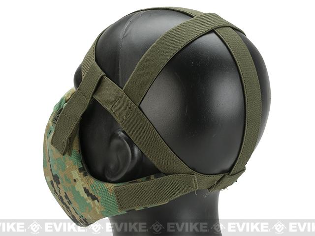 6mmProShop V5 Breathable Padded Dual Layered Nylon Half Face Mask w ...