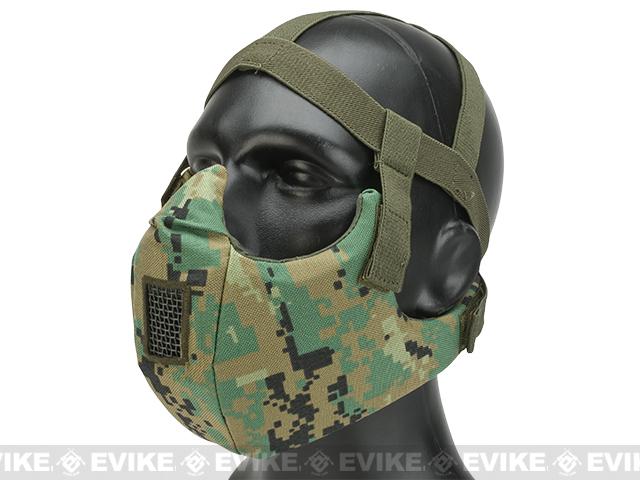 6mmProShop V5 Breathable Padded Dual Layered Nylon Half Face Mask w ...