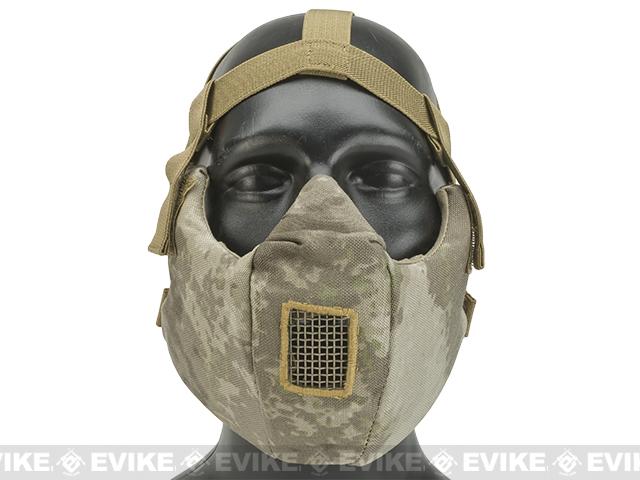 6mmProShop V5 Breathable Padded Dual Layered Nylon Half Face Mask w ...