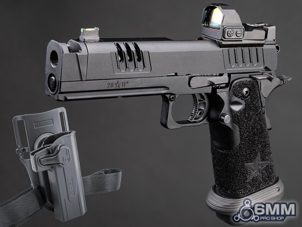 6mmProShop Staccato Licensed XC 2011 Gas Blowback T8 Airsoft Pistol w ...