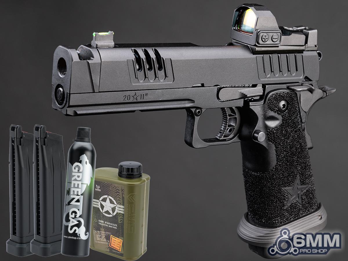 6mmProShop Staccato Licensed XC 2011 Gas Blowback T8 Airsoft Pistol w ...