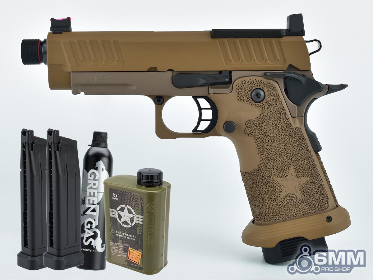 6mmProShop Staccato Licensed C2 Compact 2011 Gas Blowback T8 Airsoft ...