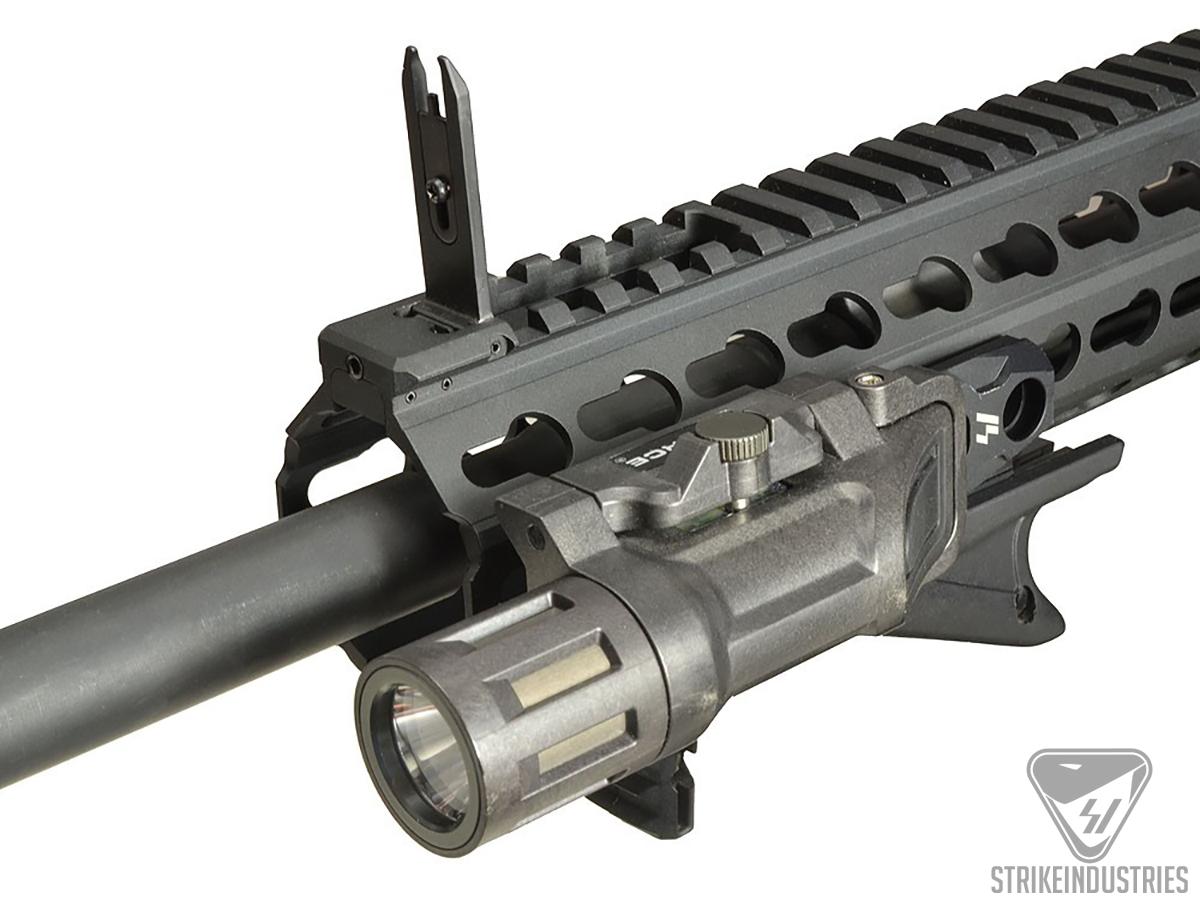 Strike Industries Mega Fins XL Handguard w/ KeyMod (Size: 17" / Blue ...