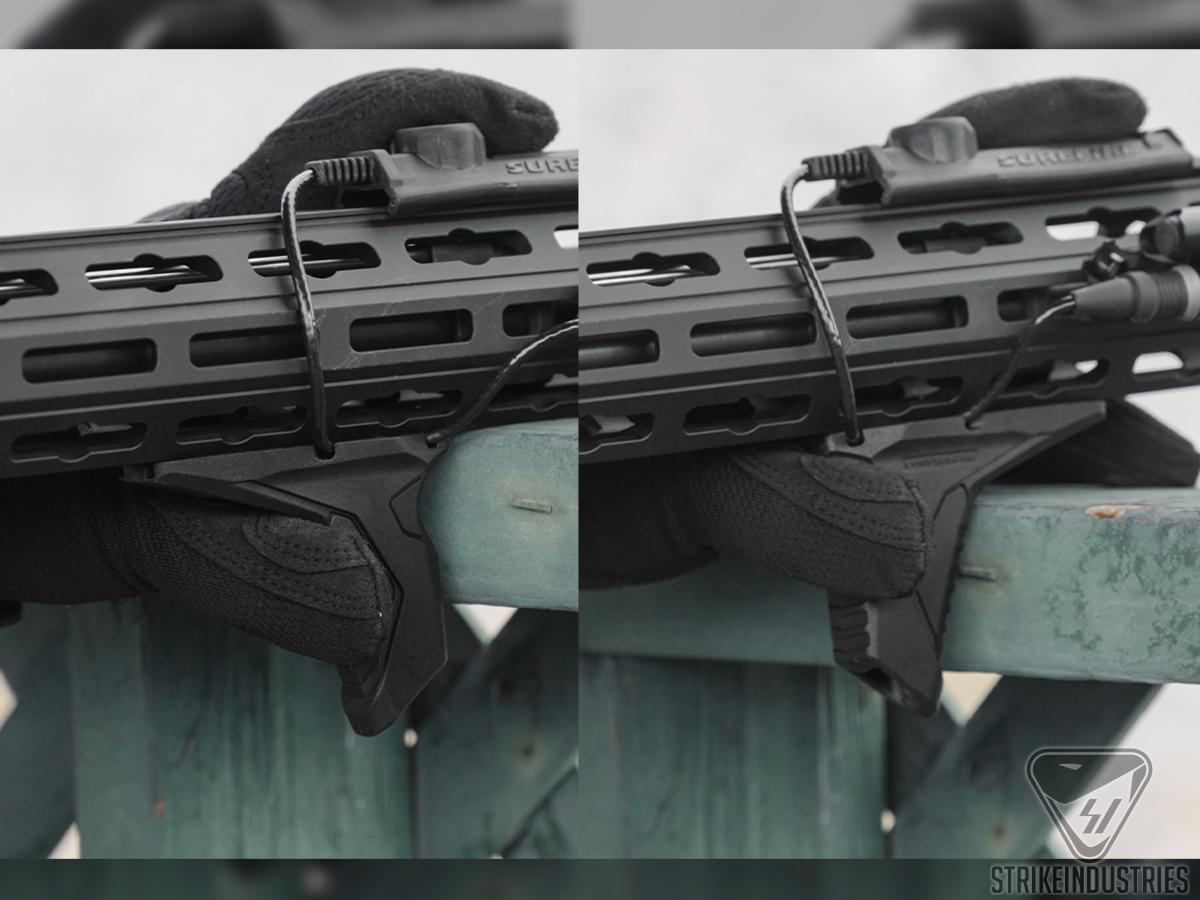 Strike Industries LINK Angled HandStop with Cable Management System ...