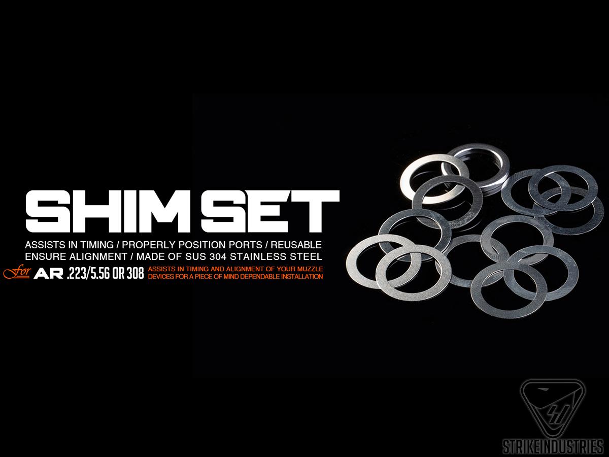 Strike Industries AR Shim Set (Model: .308 / 7.62), Accessories & Parts ...