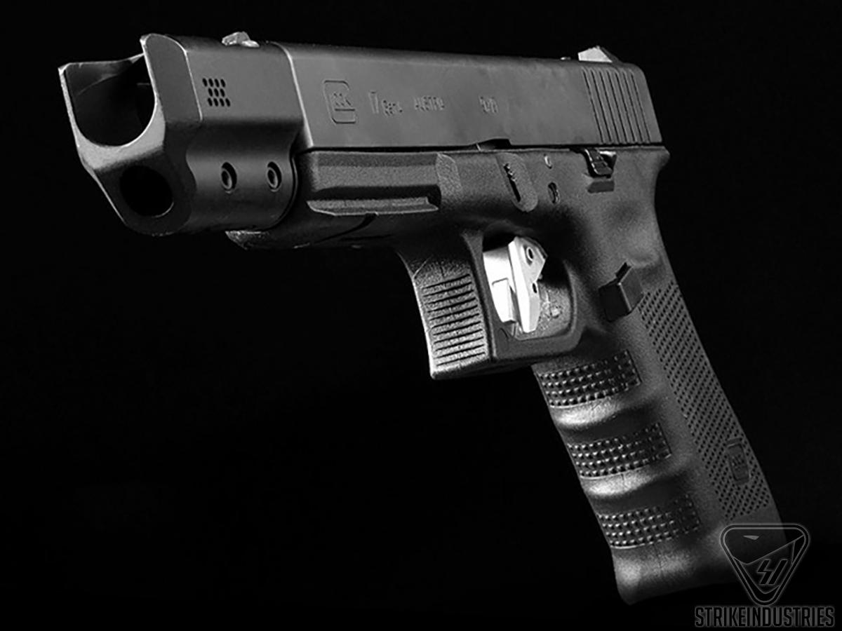 Strike Industries SlideComp Slide Mounted Compensator for Glock Gen 4 ...