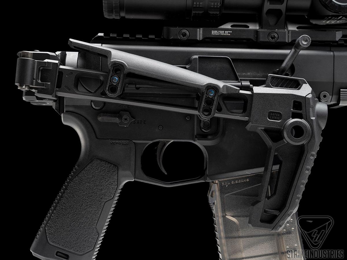 Strike Industries Dual Folding Stock Adapter for Picatinny Rail Mounts ...