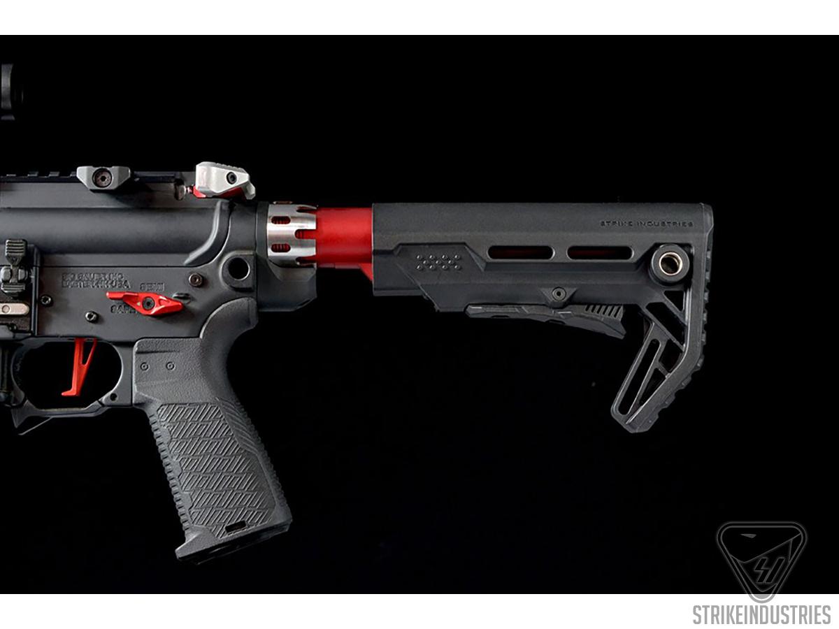 Strike Industries CQB Adjustable Stock for AR15 Rifles (Color: Black ...