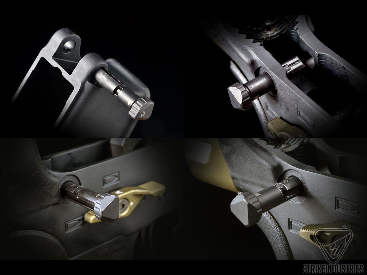 Strike Industries AR-15 Shift Pins (Color: Chrome), Accessories & Parts ...