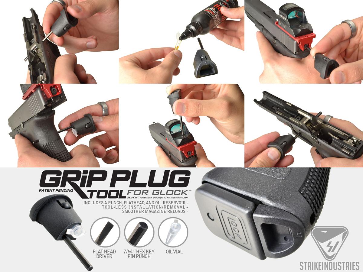 Strike Industries GLOCK Grip Plug Tool, Accessories & Parts, Real Steel ...