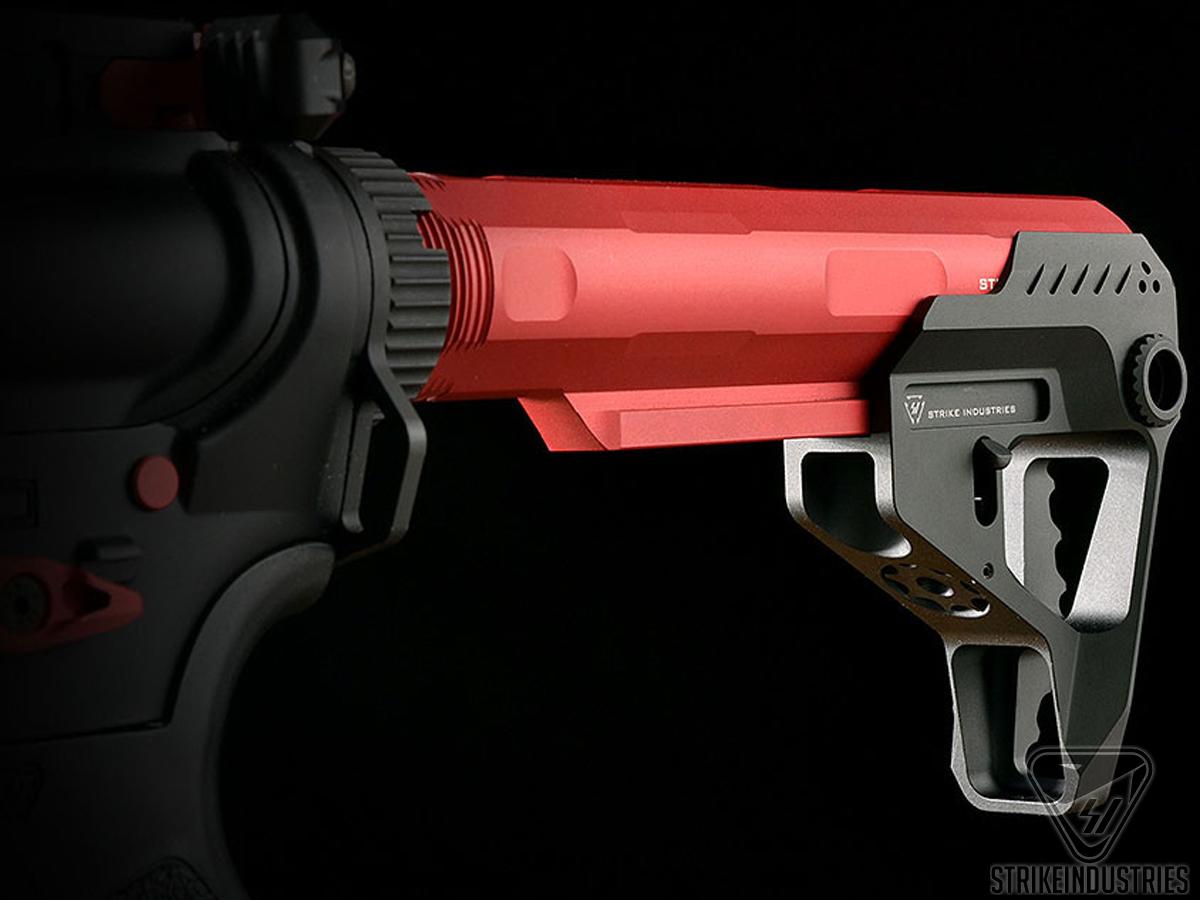 Strike Industries Pit Stock CNC Billet Aluminum Ultra Low Profile Stock ...