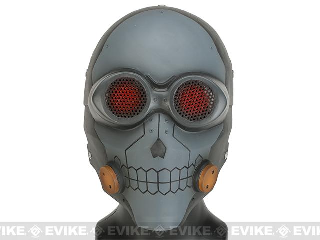 Evike.com R-Custom Fiberglass "Death Gun" Full Face Mask with Wire Mesh ...