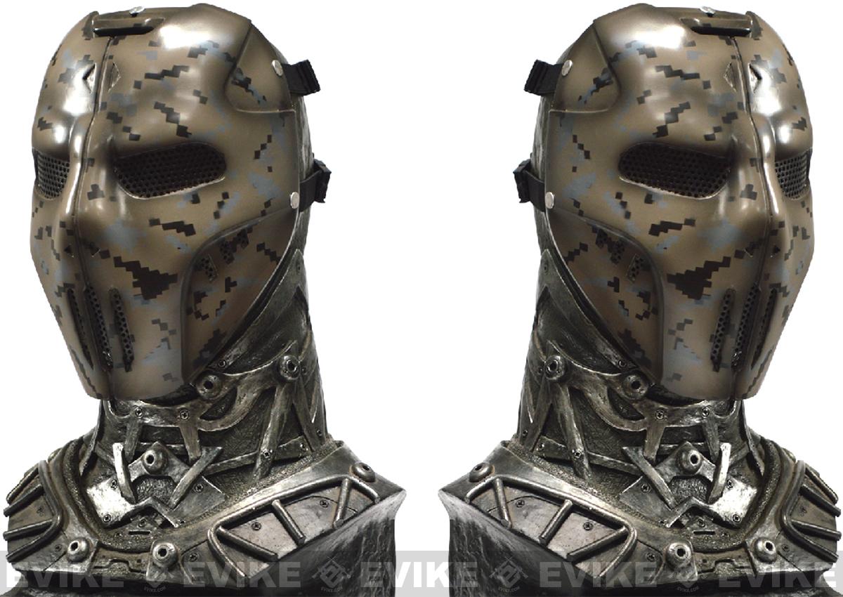 Evike.com R-Custom Fiberglass Wire Mesh "Digital Urban Camo" Mask ...