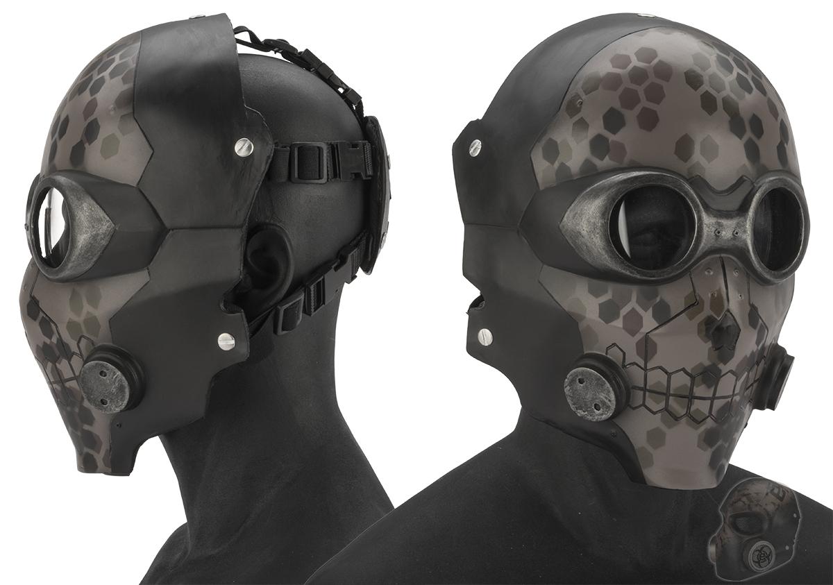 Evike.com R-Custom Fiberglass "Death Gun" Full Face Mask (Color ...