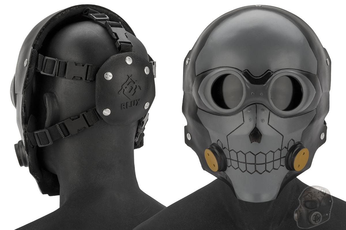 Evike.com R-Custom Fiberglass "Death Gun" Full Face Mask with Smoked ...