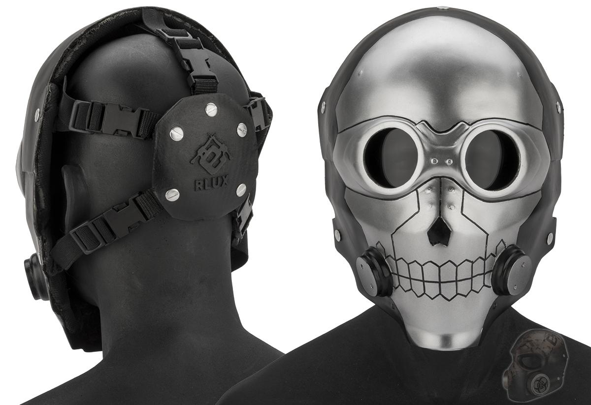 Evike.com R-Custom Fiberglass "Death Gun" Full Face Mask with Smoked ...