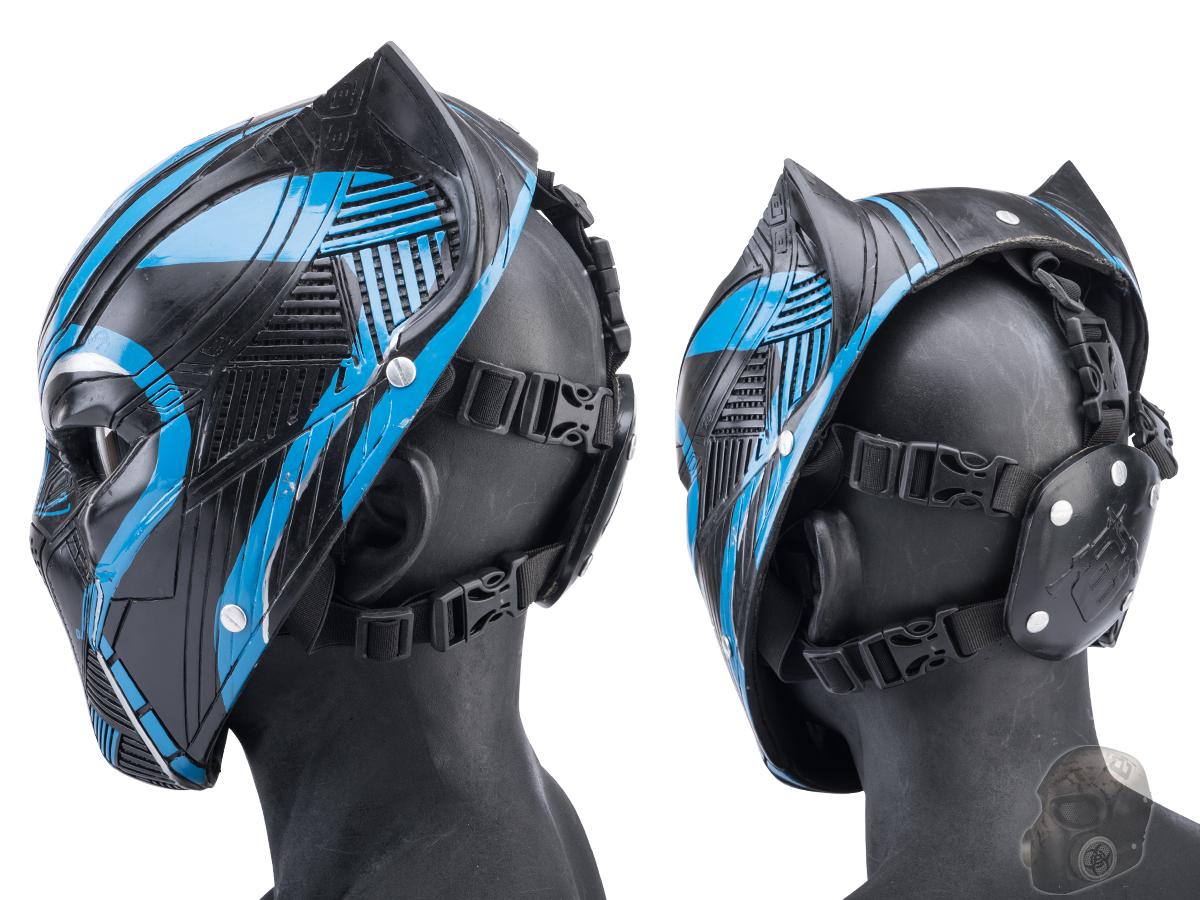 Evike.com RLUX Fiberglass "Cyber Panther" Full Face Mask (Color: Violet ...