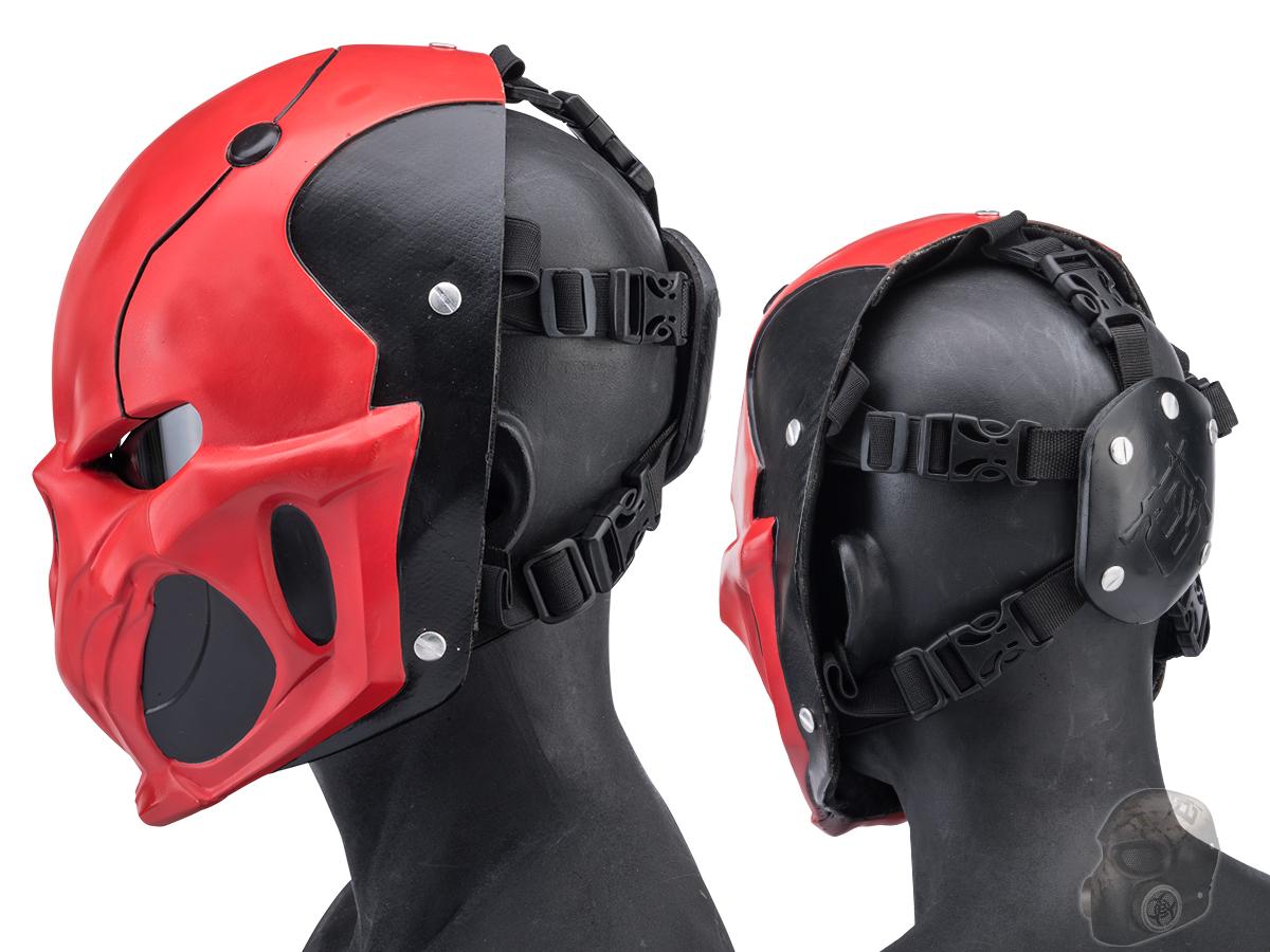 Evike.com RLUX Fiberglass "Scorpion Bone" Full Face Mask (Color: Red ...