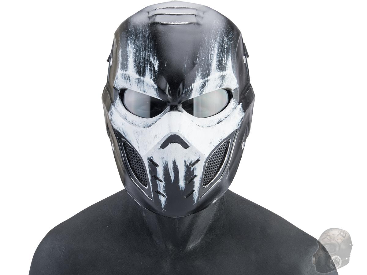 Evike.com R-Custom Fiberglass "Crossbone" Full Face Mask (Type: Clear ...