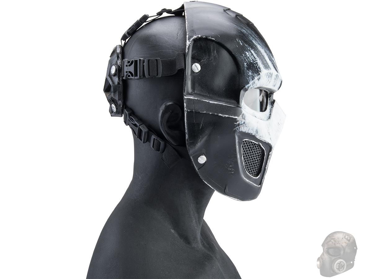 Evike.com R-Custom Fiberglass "Crossbone" Full Face Mask (Type: Clear ...