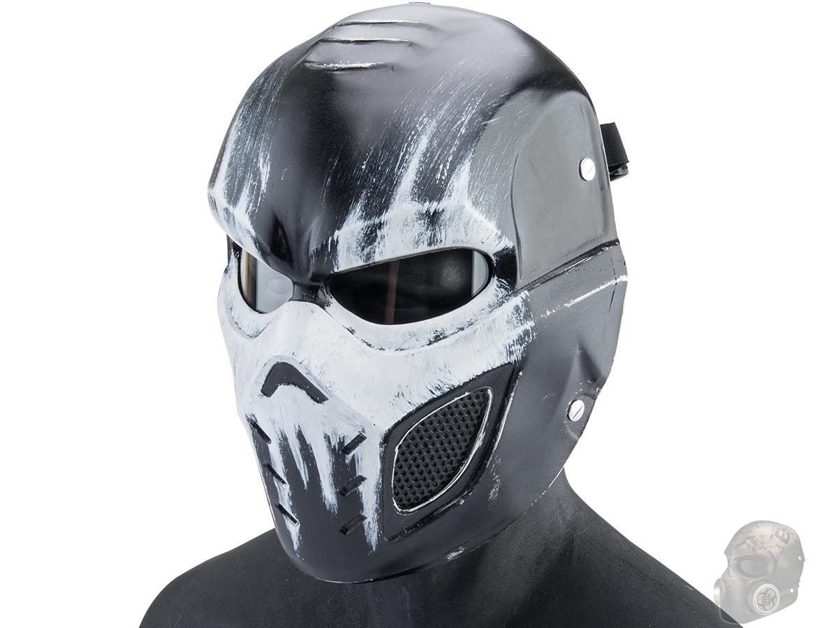 Evike.com R-Custom Fiberglass "Crossbone" Full Face Mask (Type: Clear ...