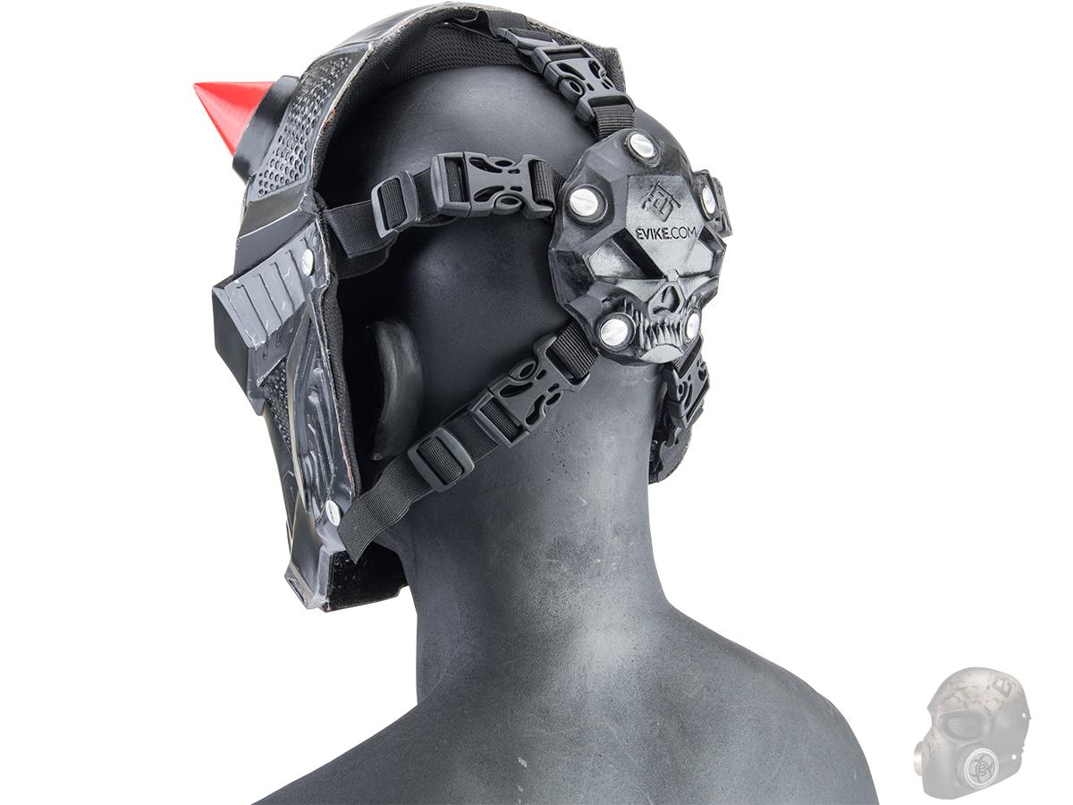 Evike.com R-Custom Fiberglass "Oni" Full Face Mask (Color: BlackOps ...