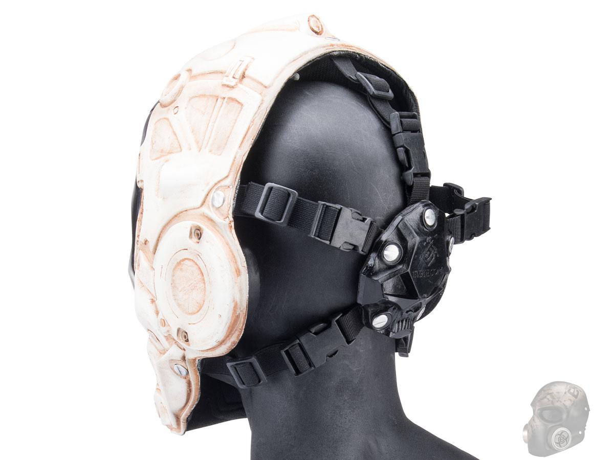 Evike.com R-Custom Fiberglass "Cyberskull" Full Face Mask (Color: Bone ...